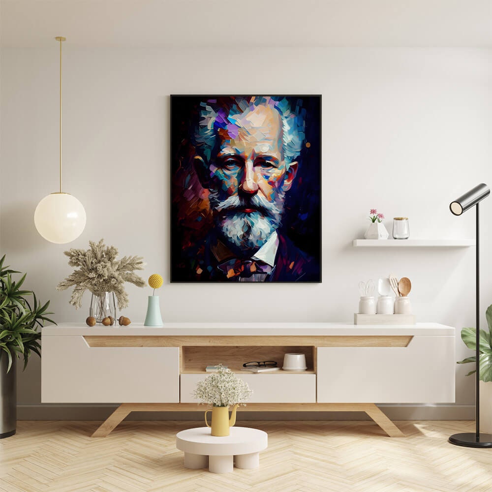 Pyotr Ilyich Tchaikovsky Oil Painting Art Print Portrait POSTER 6 ...