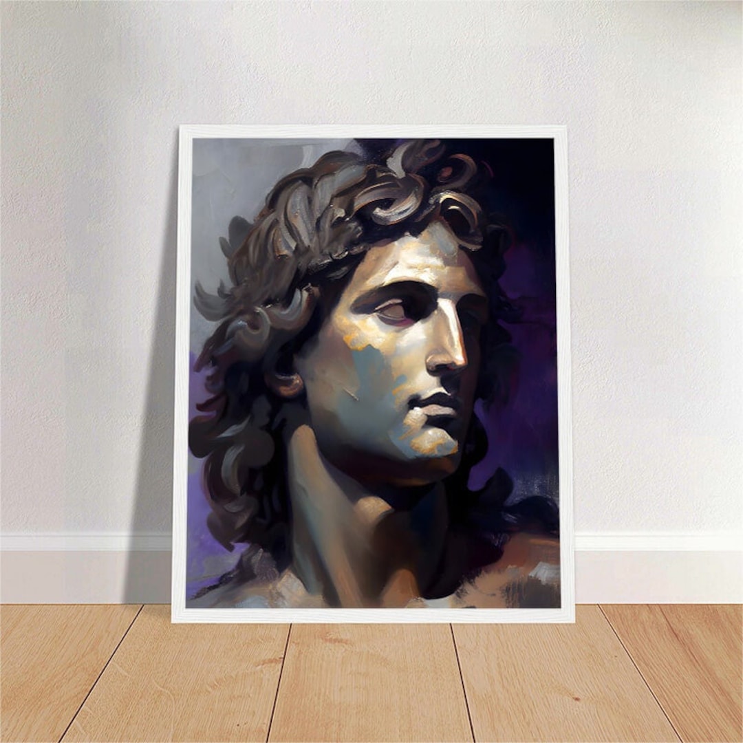 Alexander the Great Oil Painting Art Print Portrait POSTER | History ...