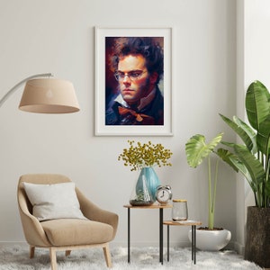 Franz Schubert Oil Painting Art Print Portrait POSTER | Classical Music ...