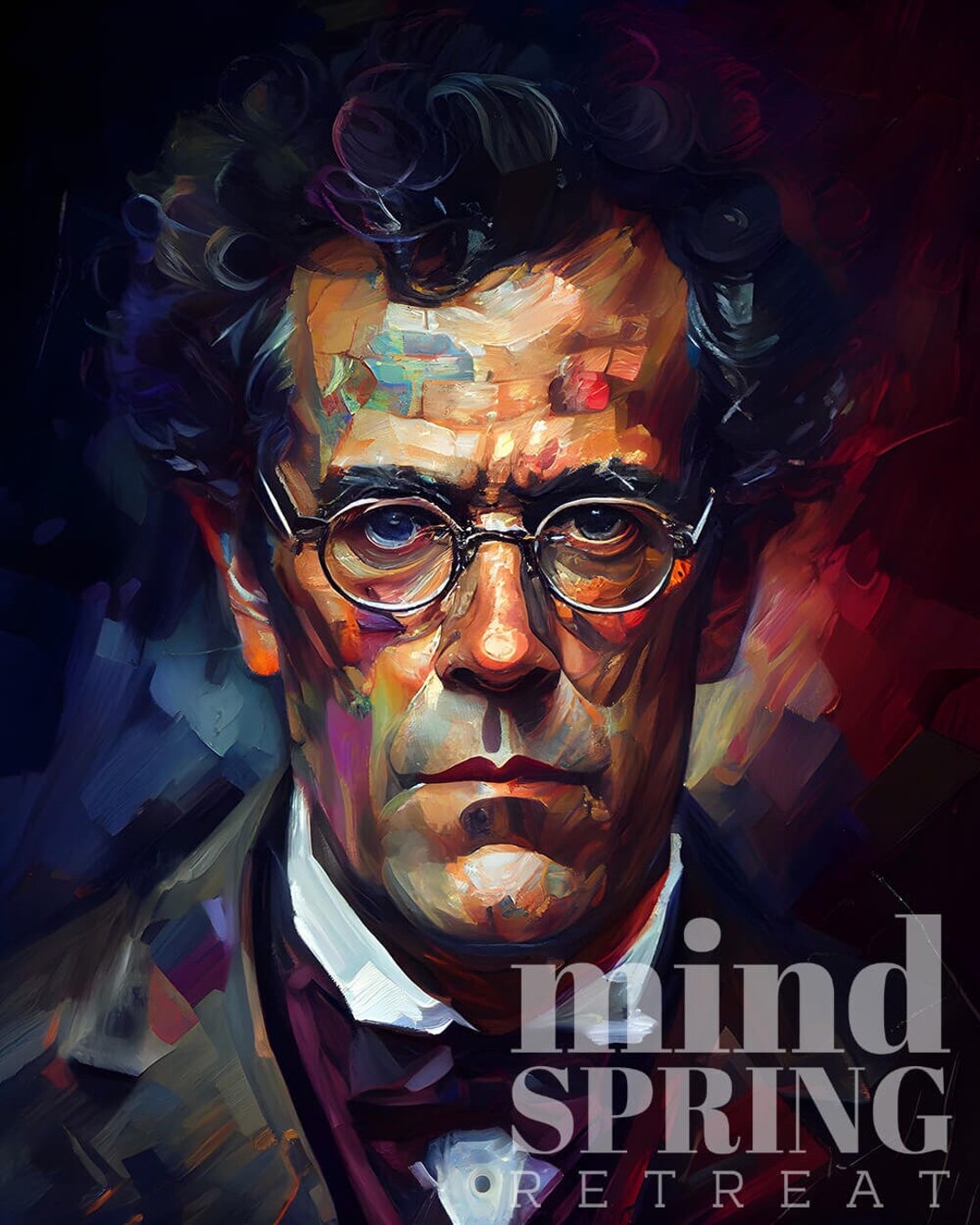 Gustav Mahler Oil Painting Art Print Portrait POSTER 4 Classical Music ...