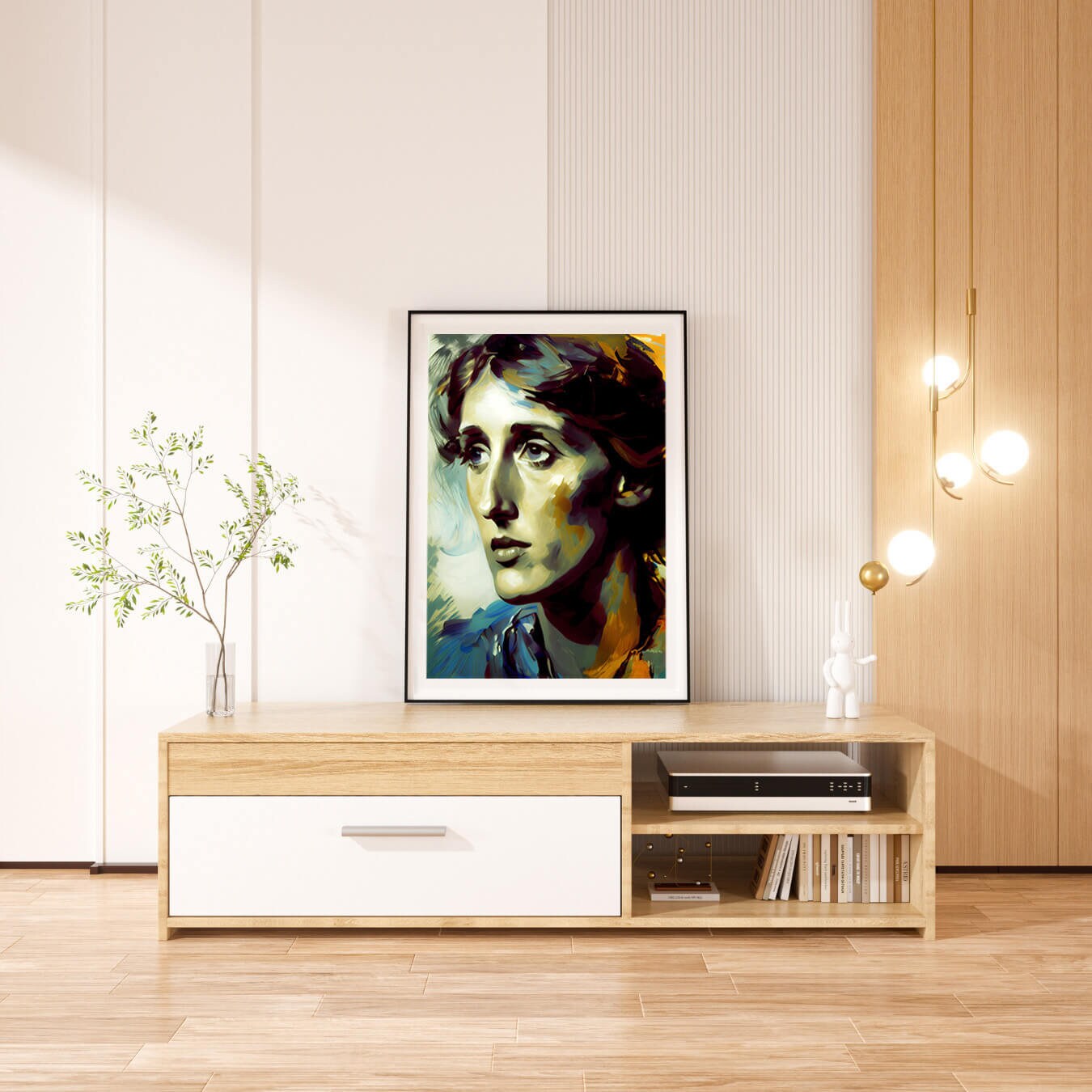 Virginia Woolf Oil Painting Art Print Portrait POSTER 4 | Classic ...