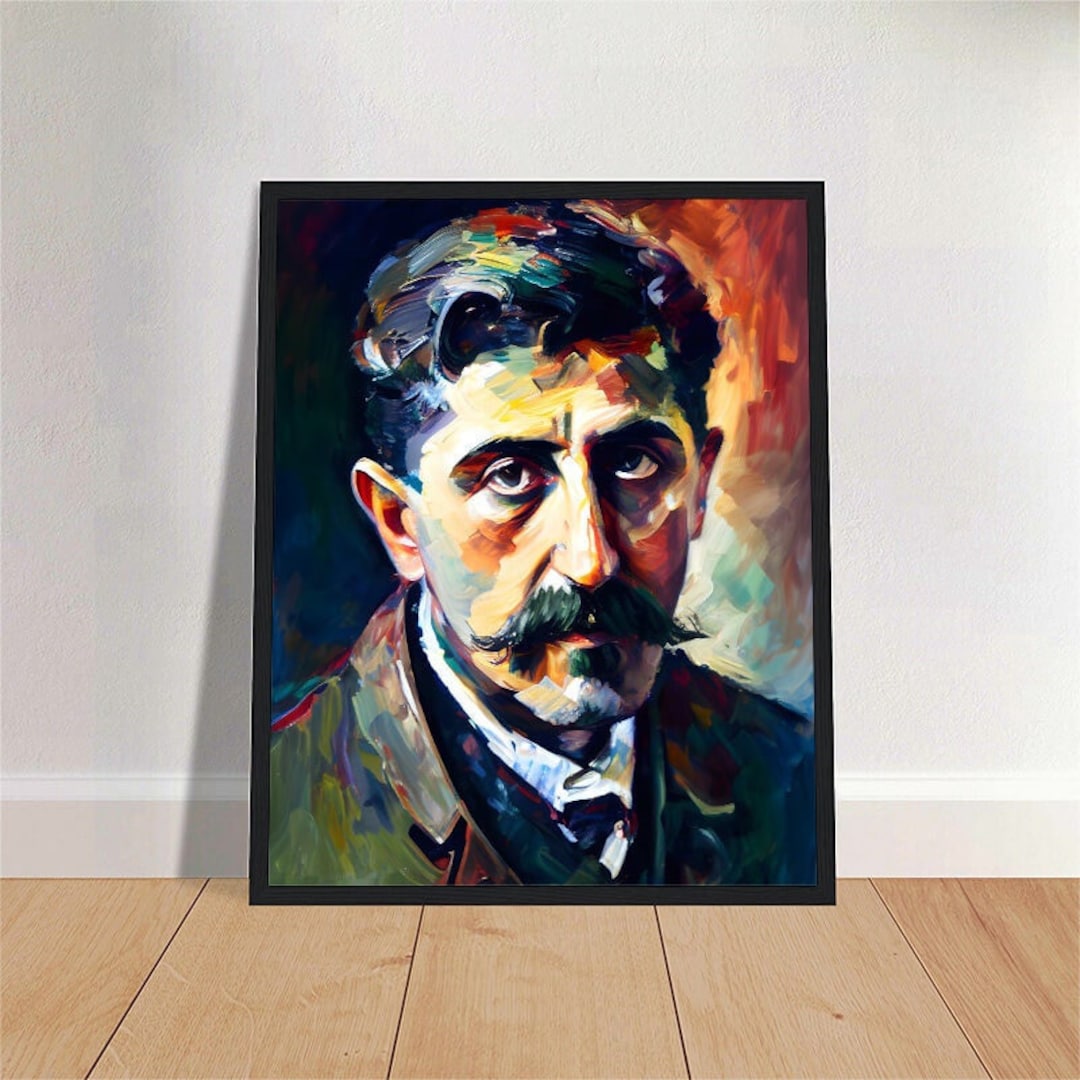 Marcel Proust Oil Painting Art Print Portrait POSTER 4 | Classic ...