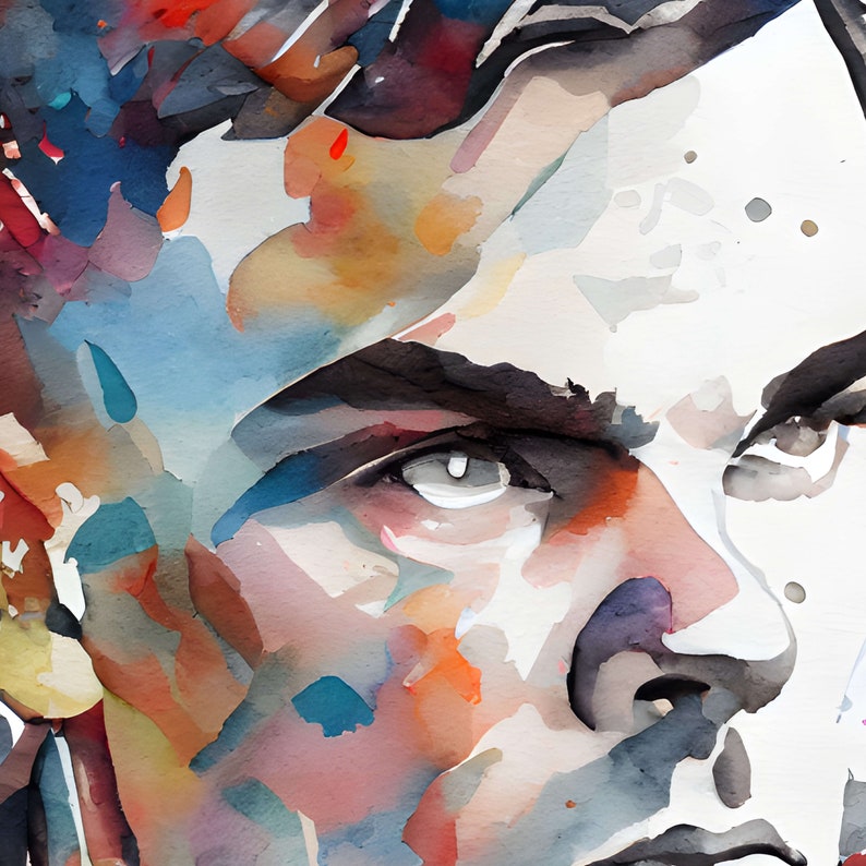 Alan Turing Watercolor Art Print Portrait POSTER Mathematics - Etsy