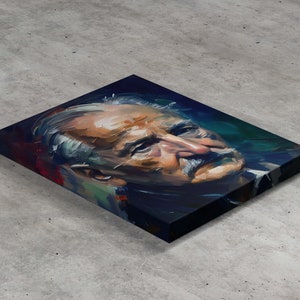 Martin Heidegger Oil Painting Art Print Portrait POSTER 2 | Philosophy ...