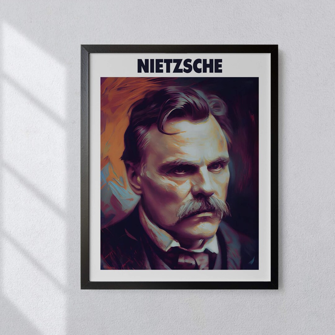 Friedrich Nietzsche Oil Painting Art Print Portrait POSTER 6 ...