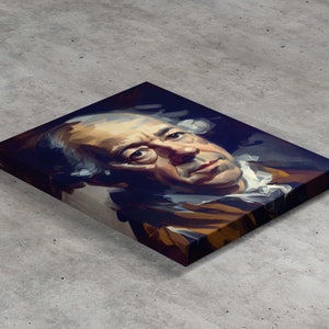 Leonhard Euler Oil Painting Art Print Portrait POSTER 2 | Mathematics ...