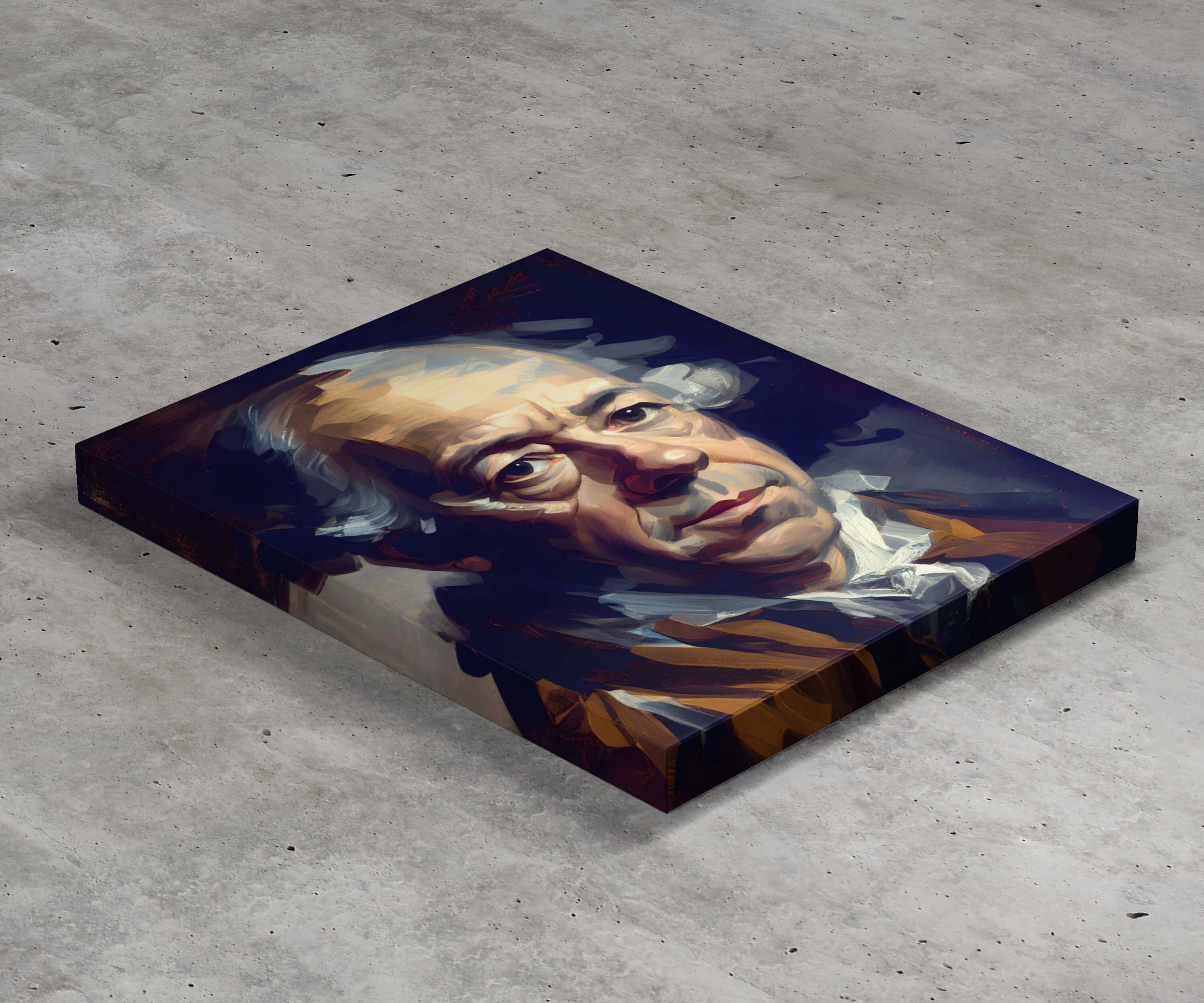 Leonhard Euler Oil Painting Art Print Portrait POSTER 2 | Mathematics ...