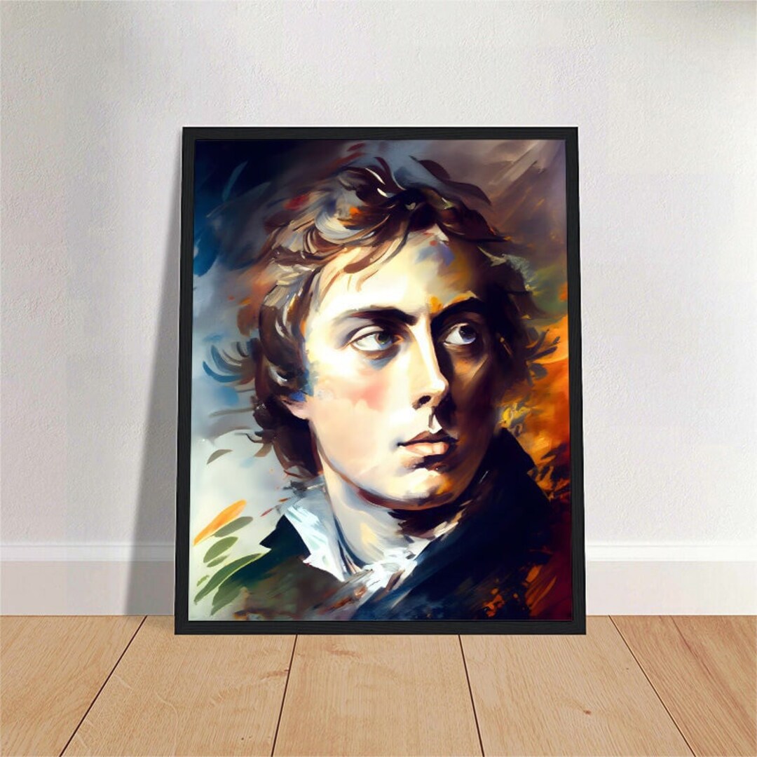 John Keats Oil Painting Art Print Portrait POSTER 2 | Classic ...