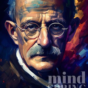 Max Planck Oil Painting Art Print Portrait POSTER | Science Physics ...