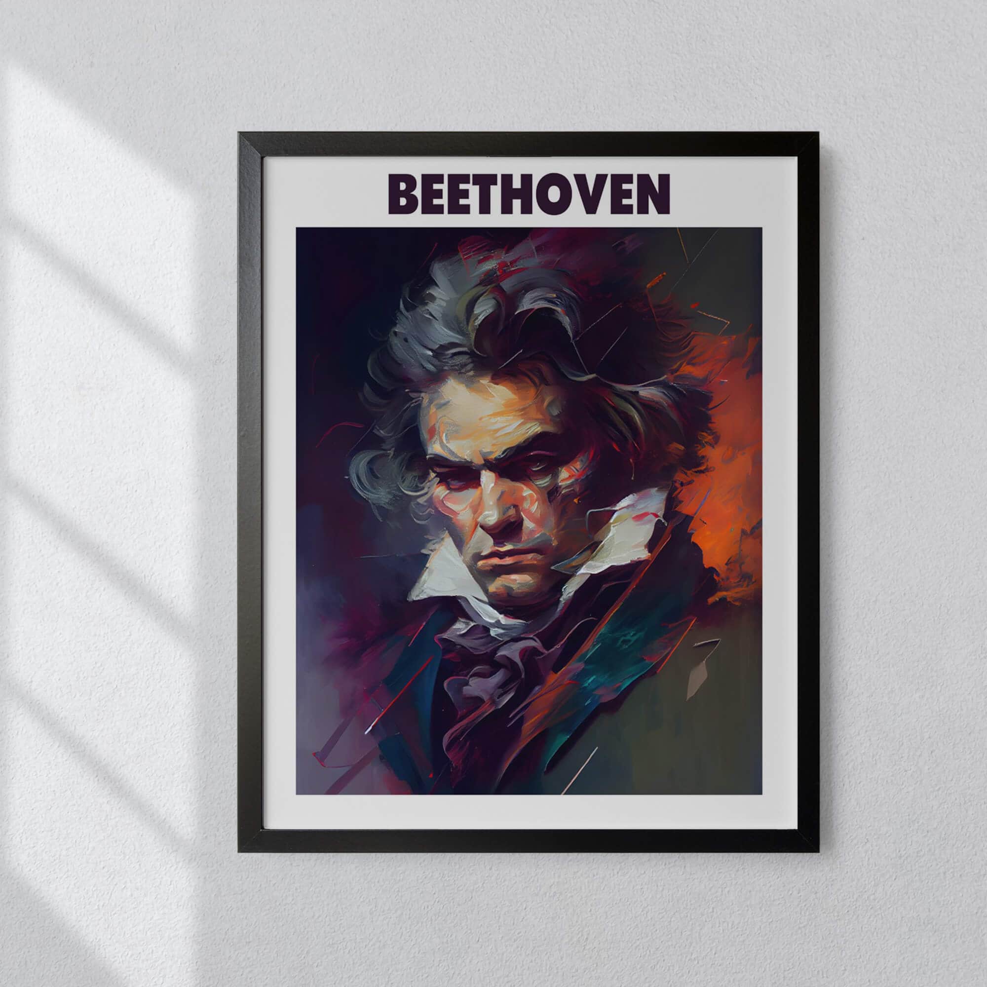 Ludwig Van Beethoven Oil Painting Art Print Portrait POSTER 4 ...