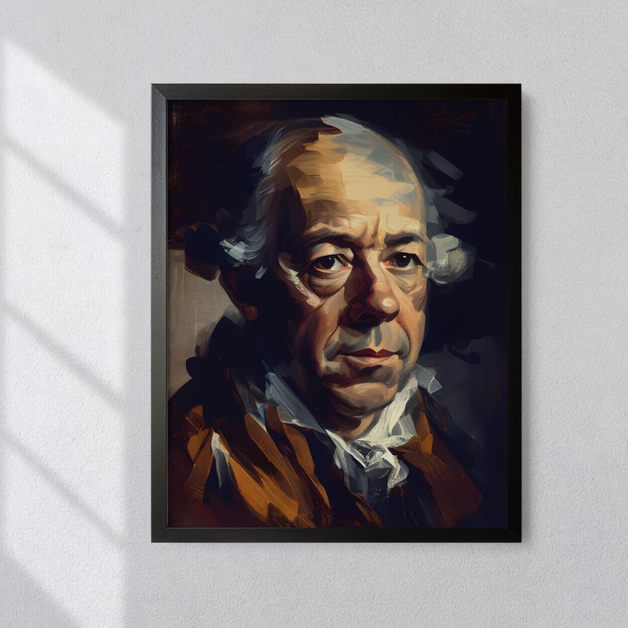 Leonhard Euler Oil Painting Art Print Portrait POSTER 2 | Mathematics ...