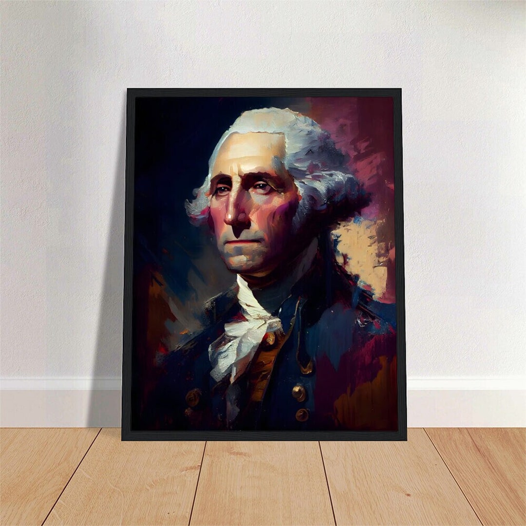 George Washington Oil Painting Art Print Portrait POSTER 2 | History ...