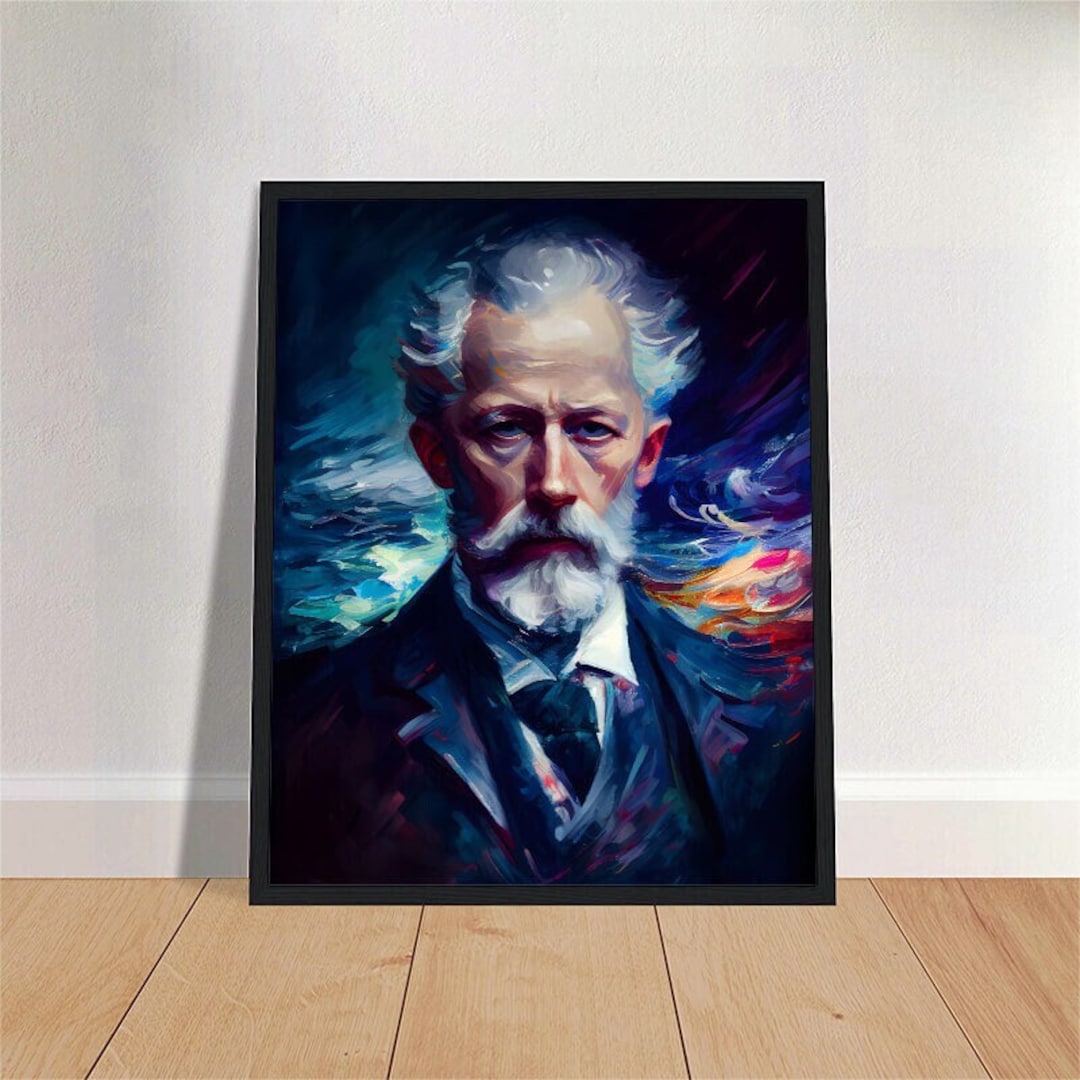 Pyotr Ilyich Tchaikovsky Oil Painting Art Print Portrait POSTER 9 ...