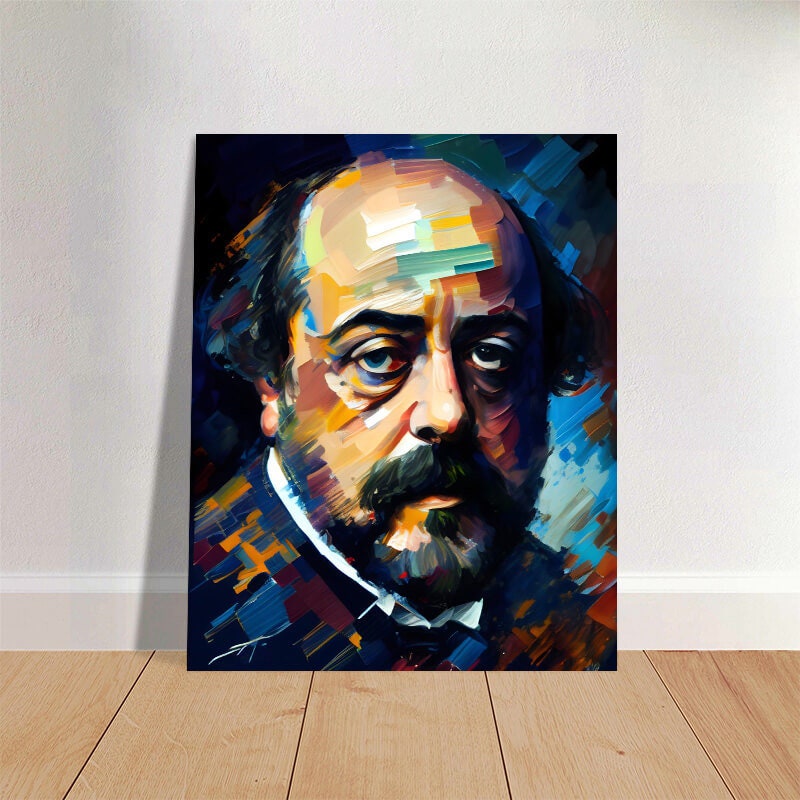 Gustave Flaubert Oil Painting Art Print Portrait POSTER - Etsy