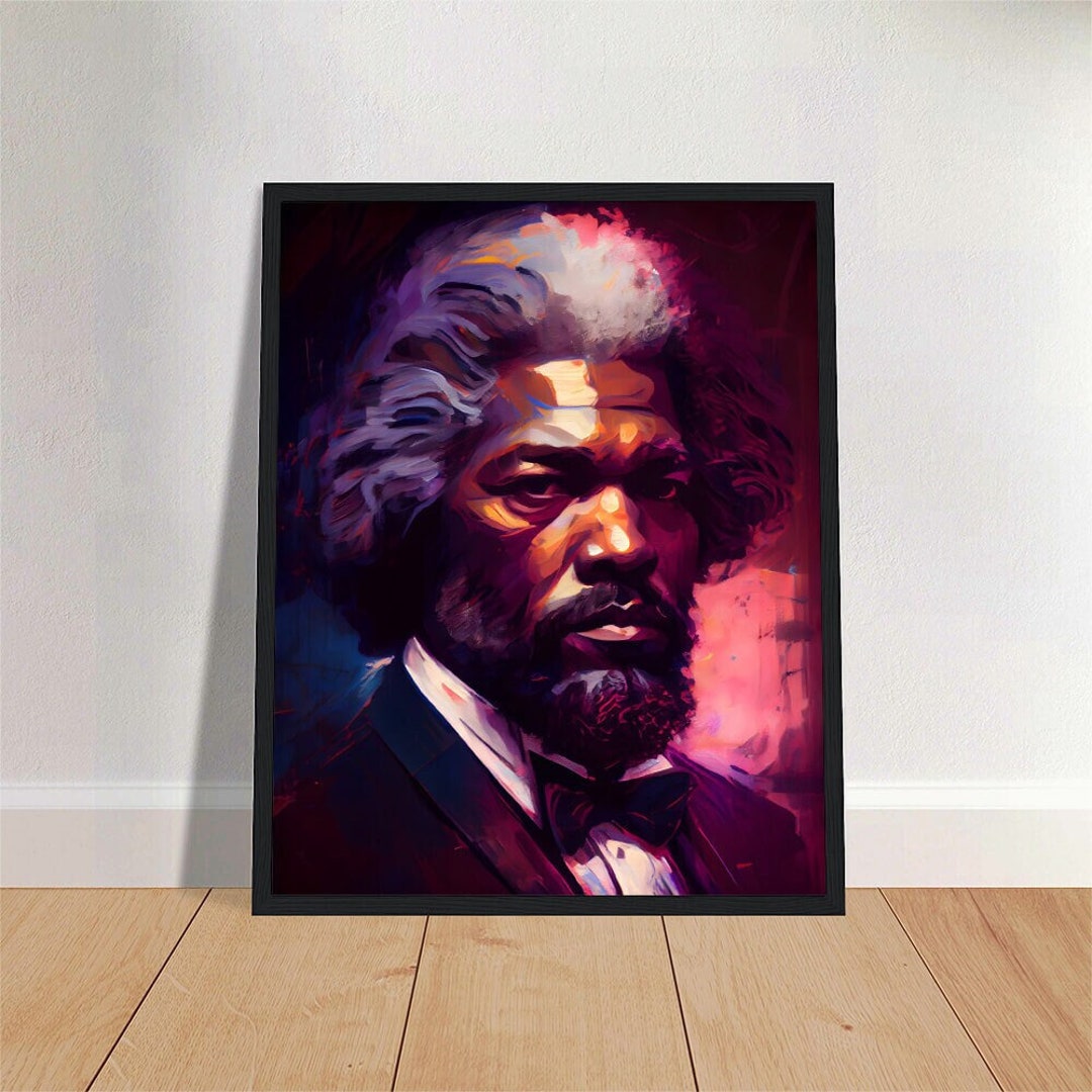 Frederick Douglass Oil Painting Art Print Portrait POSTER 1 History ...