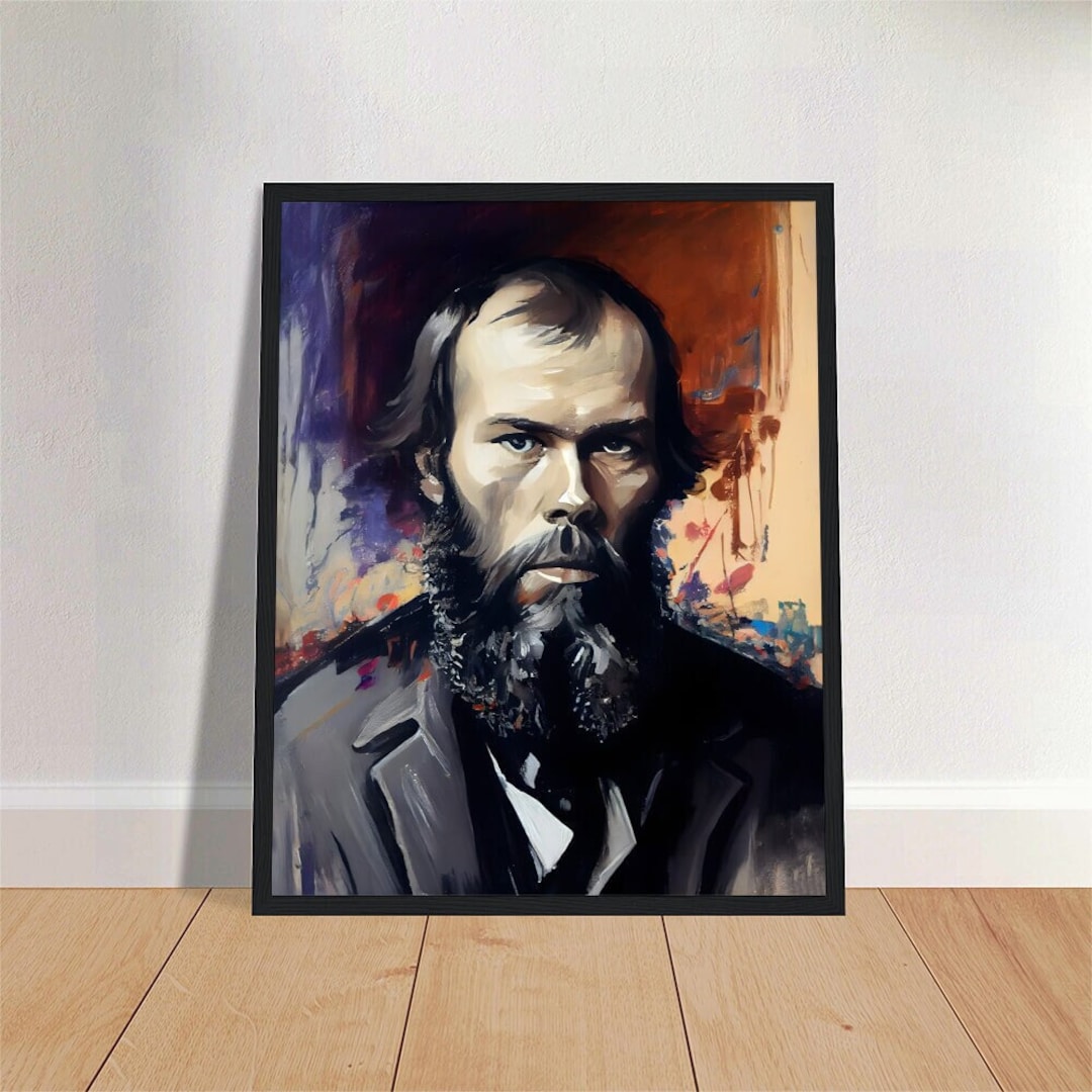 Fyodor Dostoevsky Oil Painting Art Print Portrait POSTER 2 | Russian ...