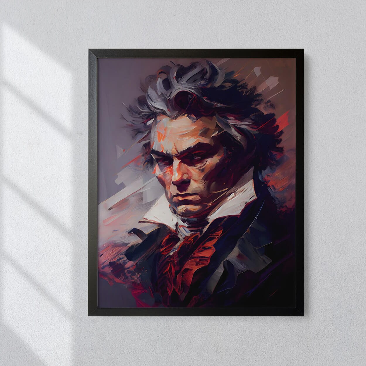 Ludwig Van Beethoven Oil Painting Art Print Portrait POSTER 6 ...