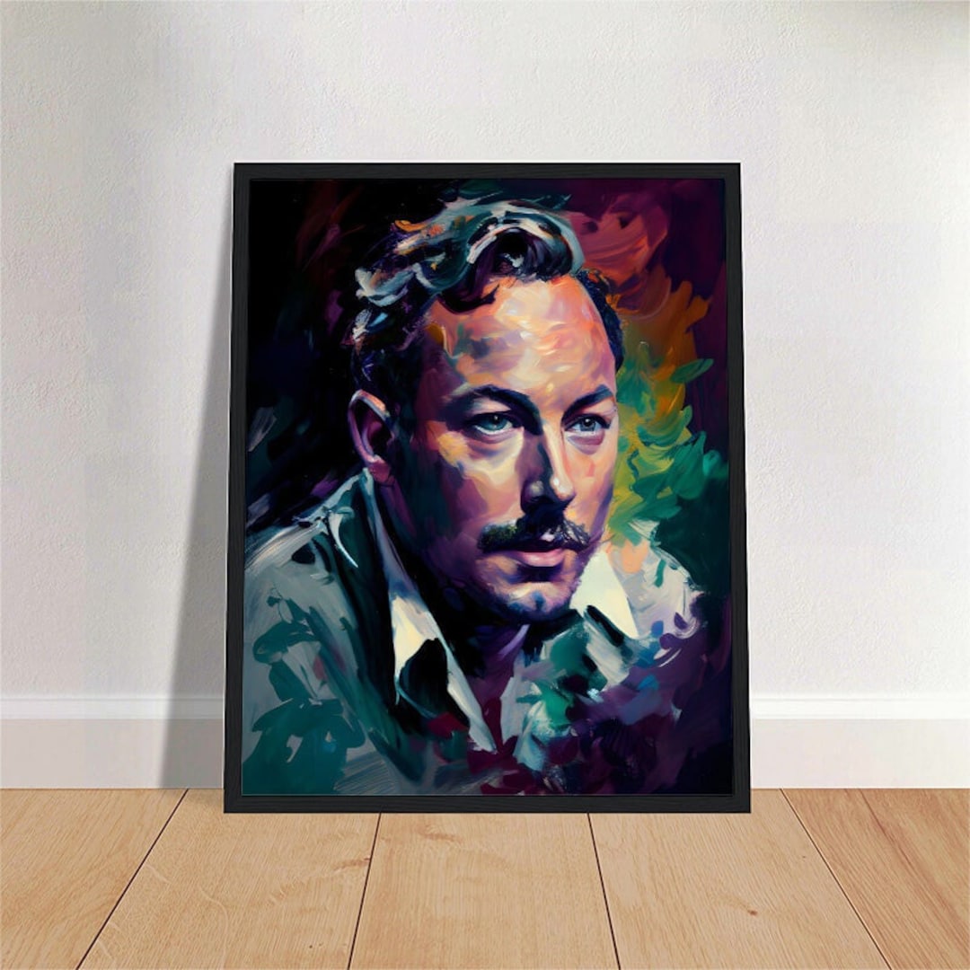 Tennessee Williams Oil Painting Art Print Portrait POSTER | Modern ...