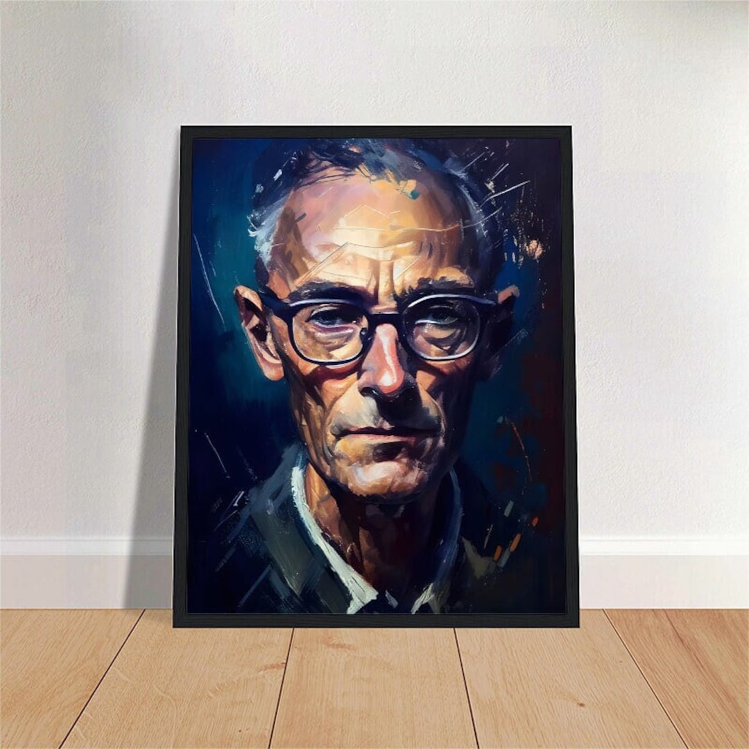 Herman Hesse Oil Painting Art Print Portrait POSTER 2 | Classic Modern ...