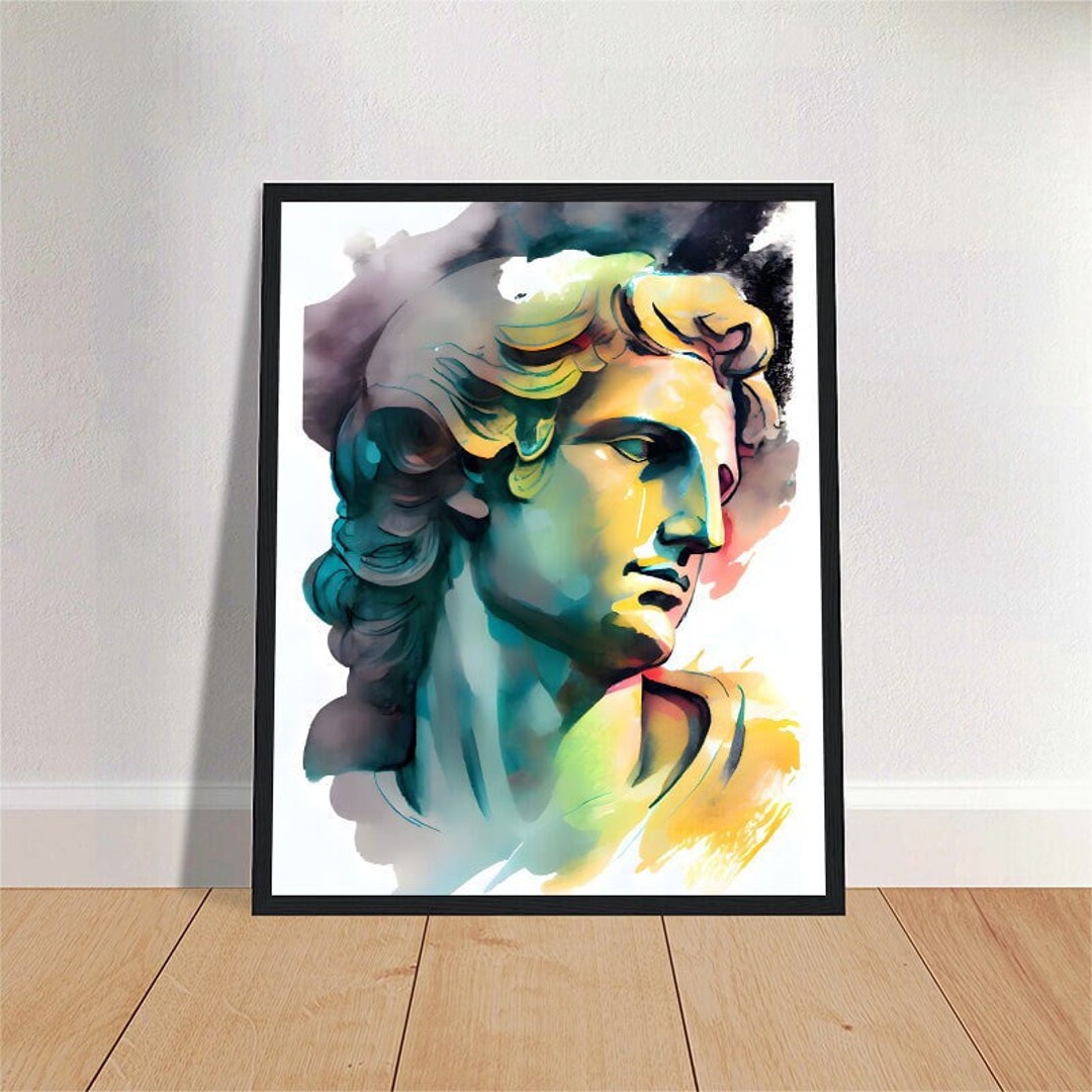 Alexander the Great Watercolor Art Print Portrait POSTER | History ...