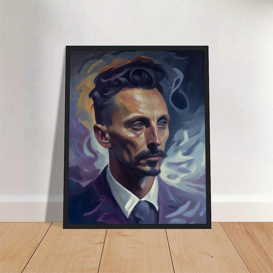 Rainer Maria Rilke Oil Painting Art Print Portrait POSTER 2 ...