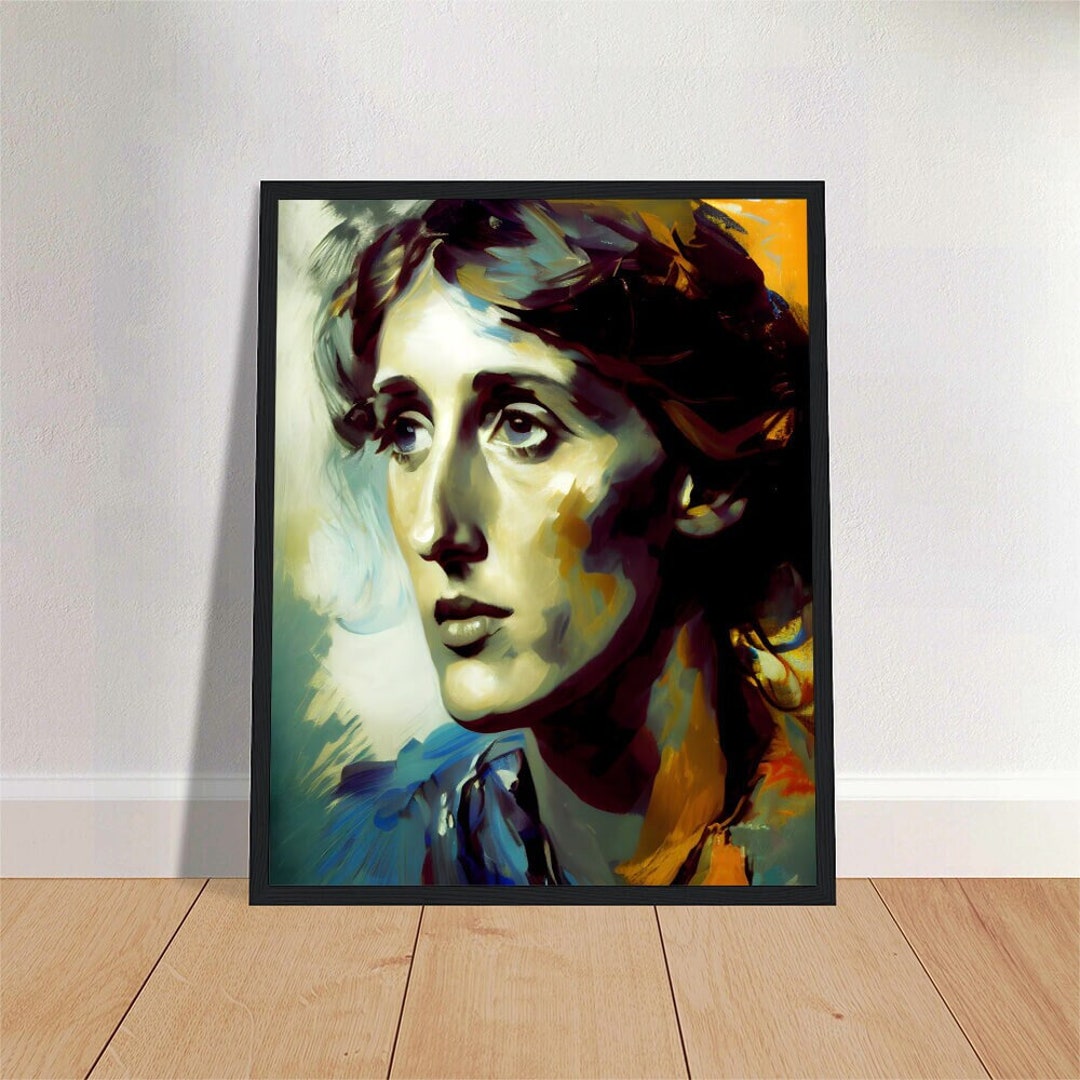 Virginia Woolf Oil Painting Art Print Portrait POSTER 4 | Classic ...