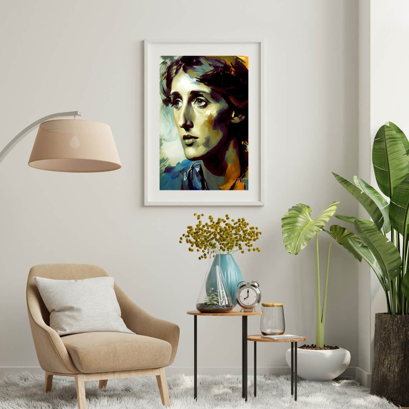 Virginia Woolf Oil Painting Art Print Portrait POSTER 4 - Etsy