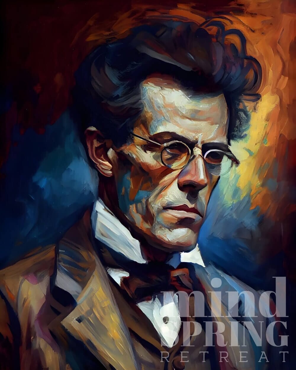 Gustav Mahler Oil Painting Art Print Portrait POSTER 2 - Etsy