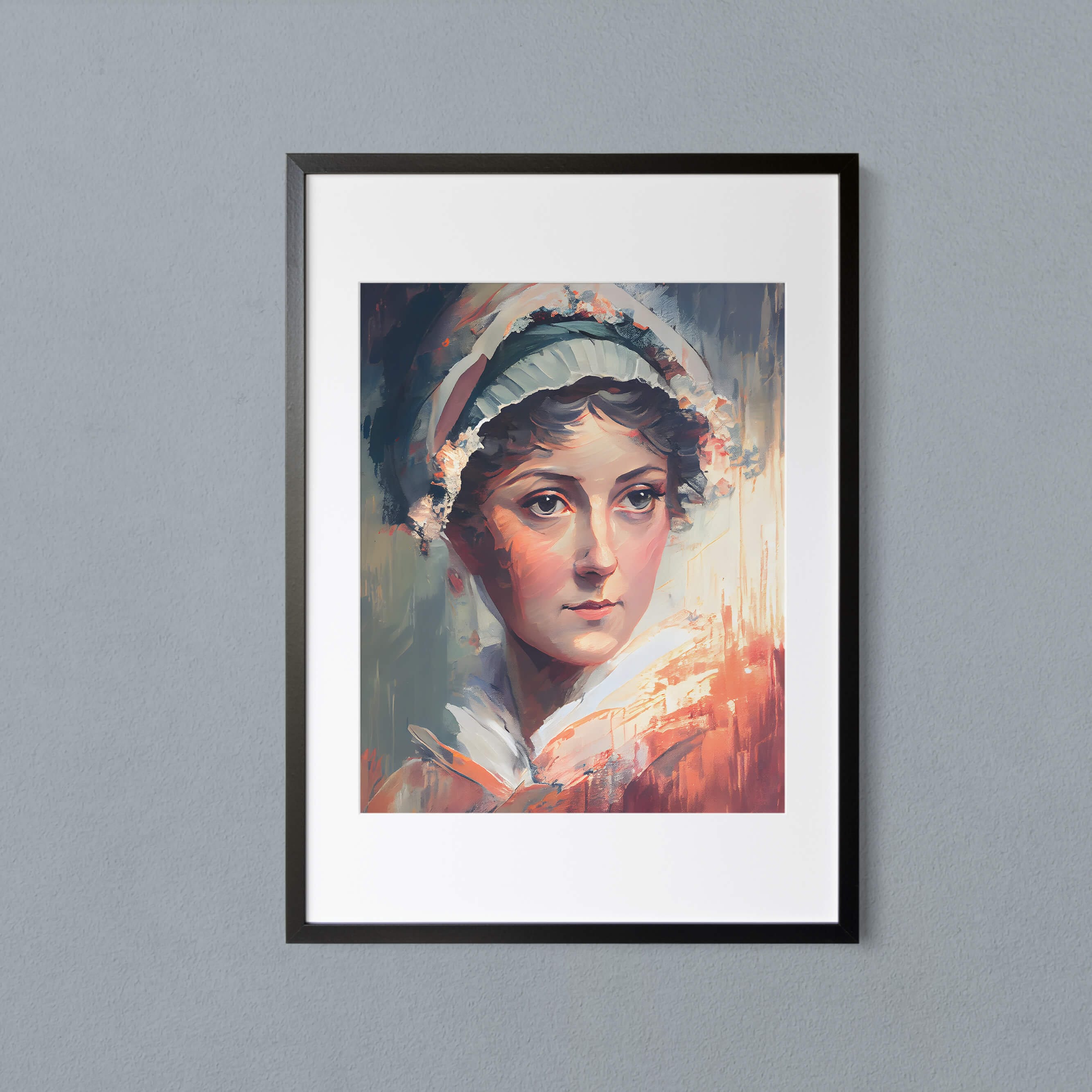 Jane Austen Oil Painting Art Print Portrait POSTER 1 Classic - Etsy