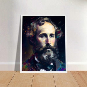 James Clerk Maxwell Oil Painting Art Print Portrait POSTER | Science ...