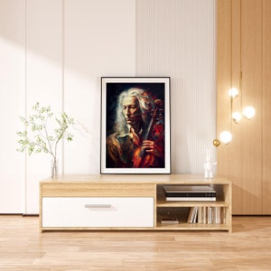 Antonio Vivaldi Oil Painting Art Print Portrait POSTER Classical Music ...