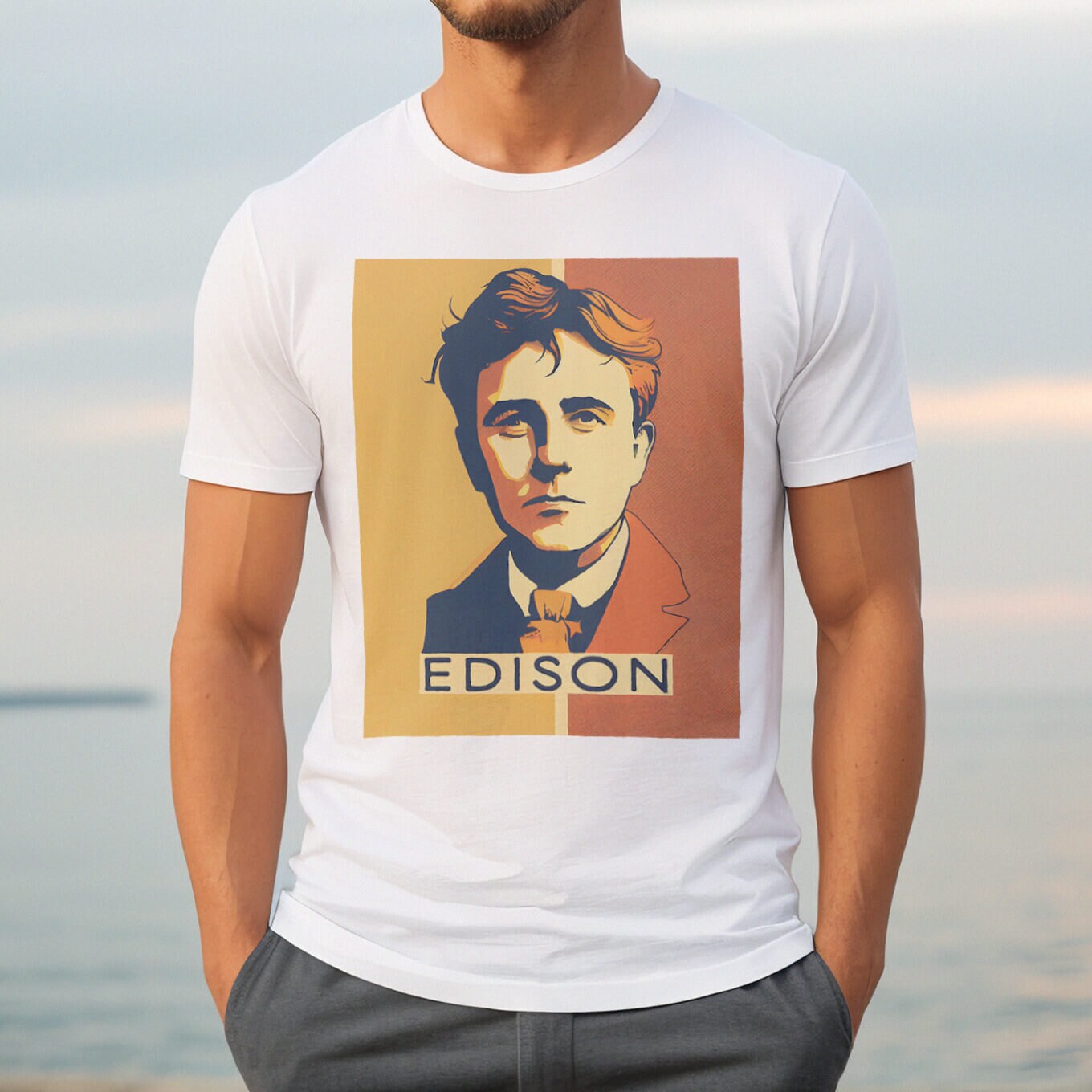 Thomas Edison Retro Minimalist T-shirt Science Physics Gift - Etsy