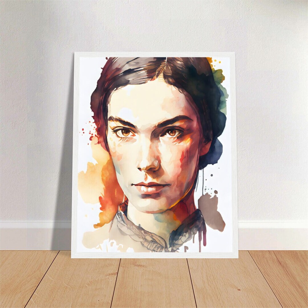 Emily Dickinson Watercolor Art Print Portrait POSTER 1 | Classic ...