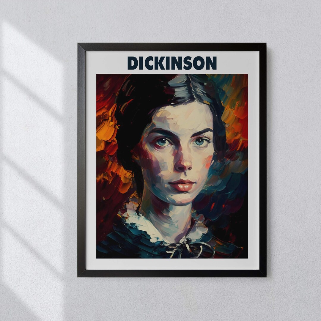 Emily Dickinson Oil Painting Art Print Portrait POSTER 5 | Classic ...