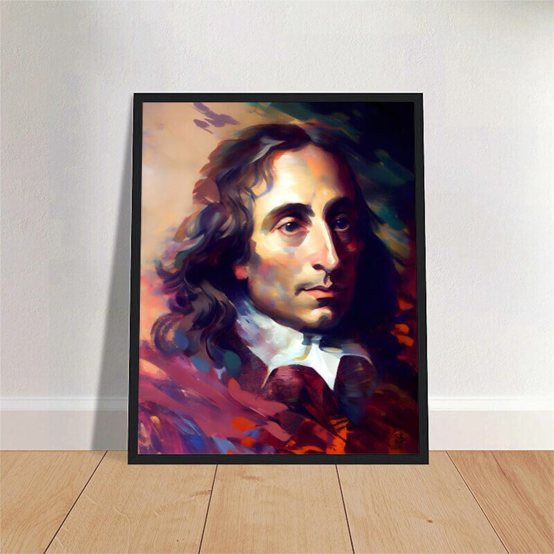 Blaise Pascal Oil Painting Art Print Portrait POSTER | Mathematics ...