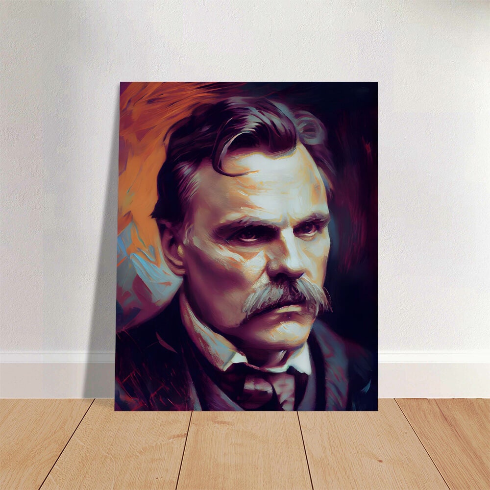 Friedrich Nietzsche Oil Painting Art Print Portrait POSTER 6 - Etsy
