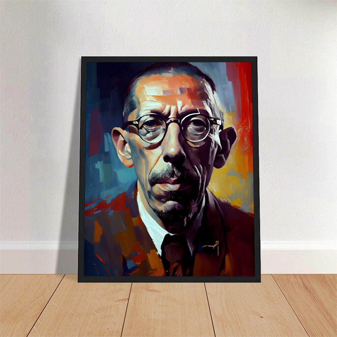 Igor Stravinsky Oil Painting Art Print Portrait POSTER | Classical ...