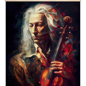 Antonio Vivaldi Oil Painting Art Print Portrait POSTER Classical Music ...