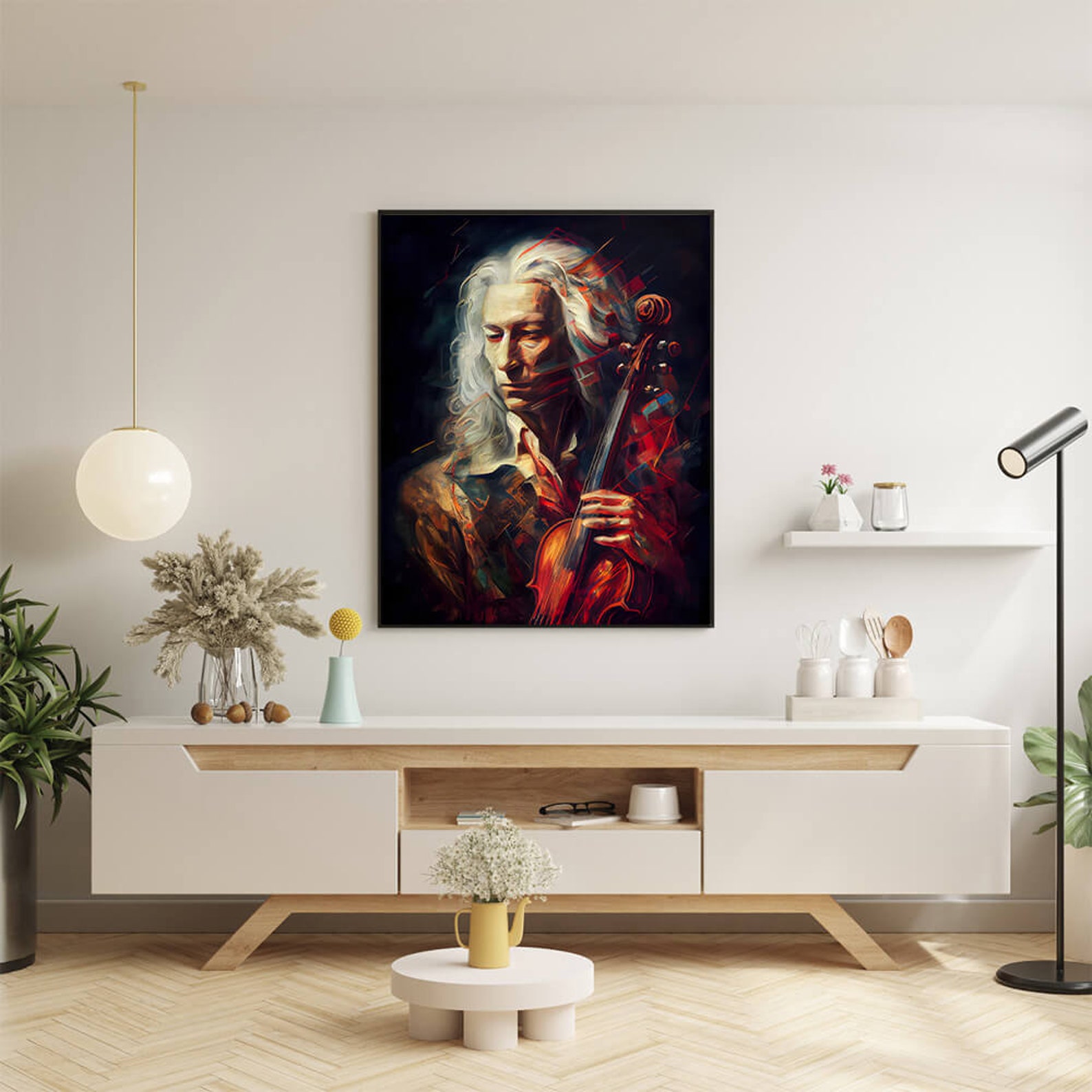Antonio Vivaldi Oil Painting Art Print Portrait POSTER Classical Music ...
