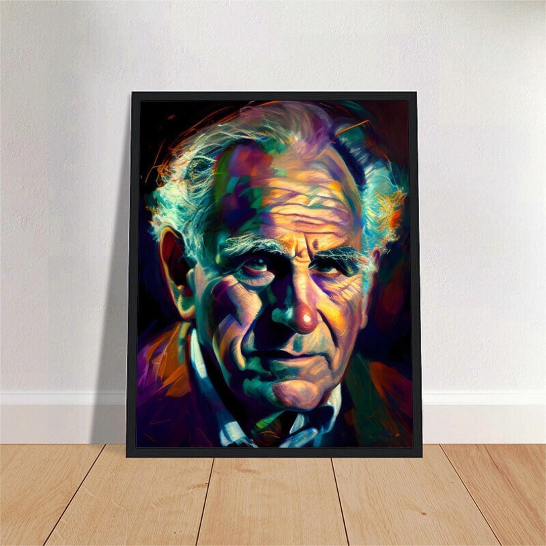 Karl Popper Oil Painting Art Print Portrait POSTER 2 | Philosophy of ...