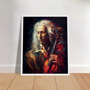 Antonio Vivaldi Oil Painting Art Print Portrait POSTER Classical Music ...