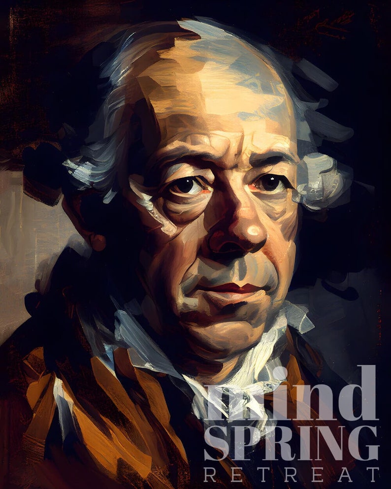 Leonhard Euler Oil Painting Art Print Portrait POSTER 2 | Mathematics ...