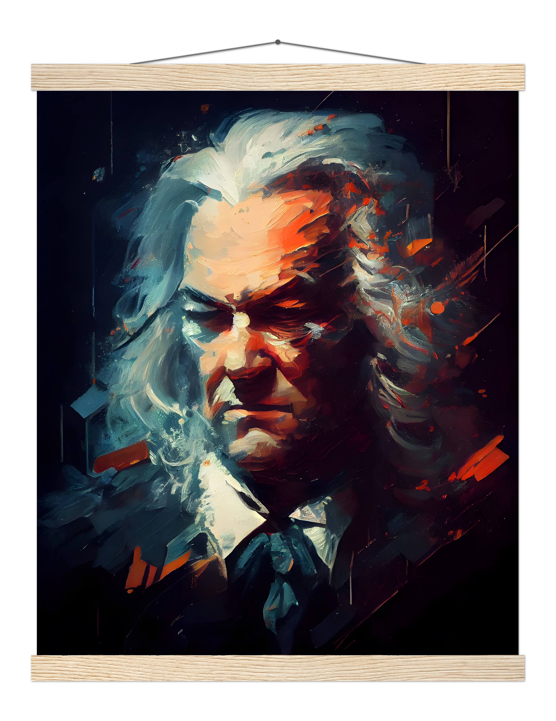 Johann Sebastian Bach Oil Painting Art Print Portrait POSTER 1 - Etsy