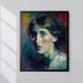 Virginia Woolf Oil Painting Art Print Portrait POSTER 5 | Classic ...