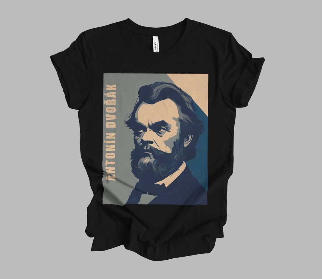 Antonín Dvořák Retro Minimalist T-shirt | Classical Music History Gift ...