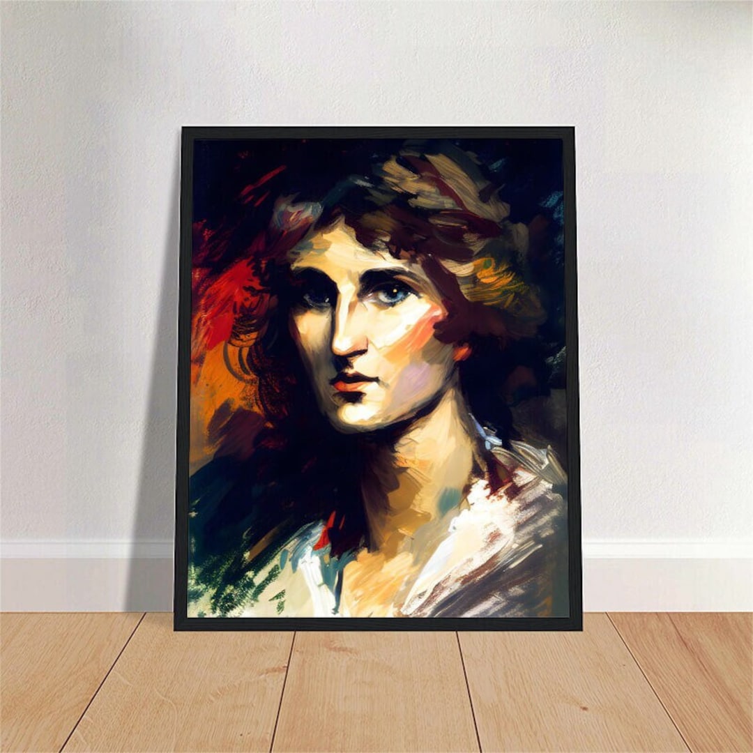 Mary Wollstonecraft Oil Painting Art Print Portrait POSTER | Philosophy ...