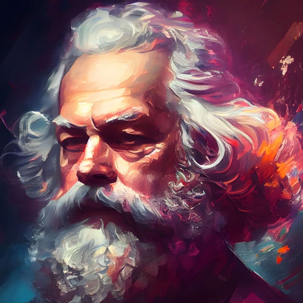 Minimalist Karl Marx - Etsy