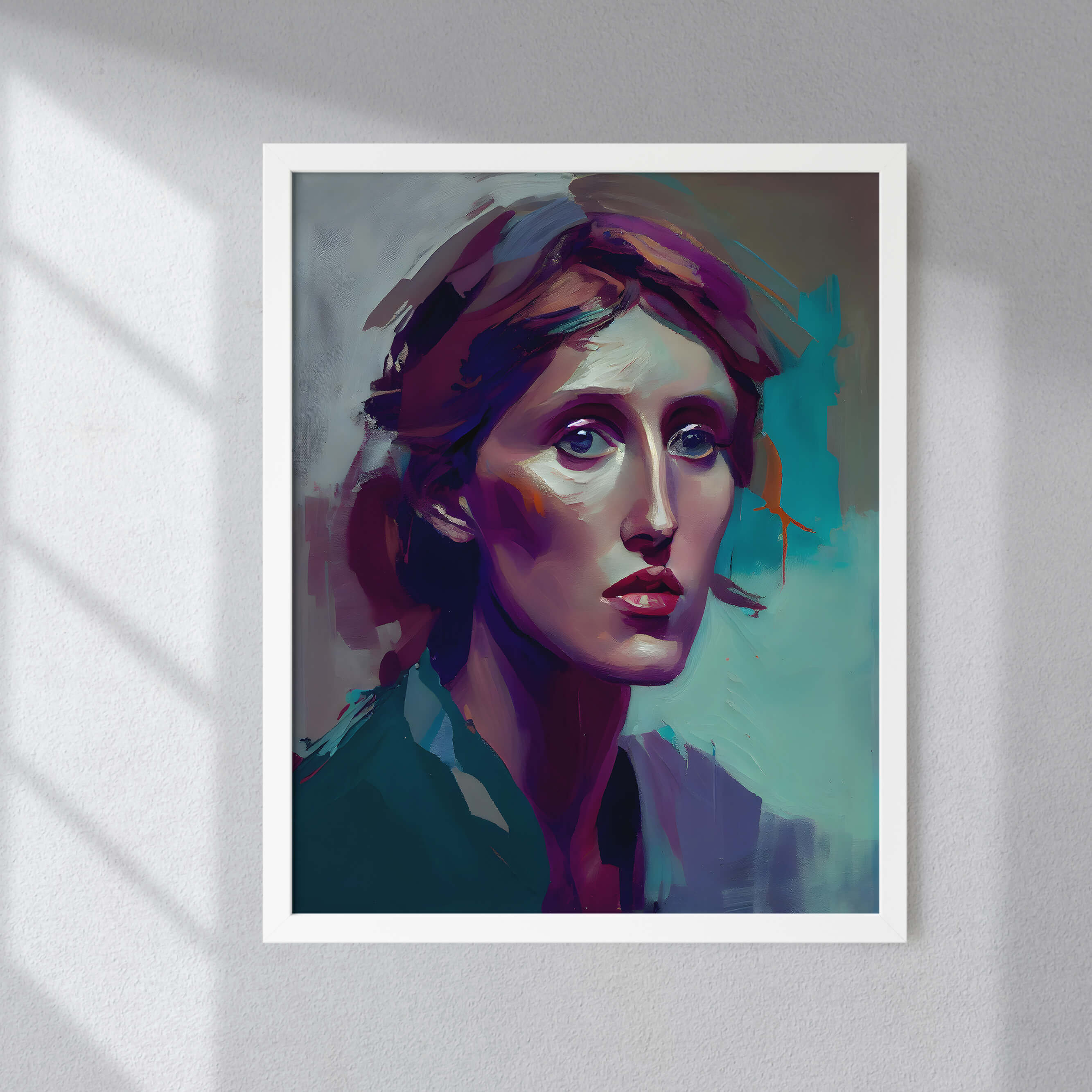 Virginia Woolf Oil Painting Art Print Portrait POSTER 3 - Etsy