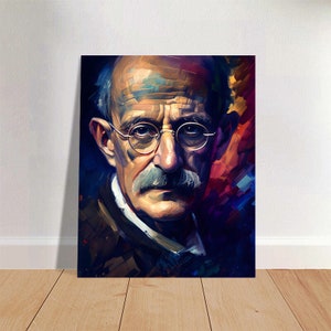 Max Planck Oil Painting Art Print Portrait POSTER | Science Physics ...