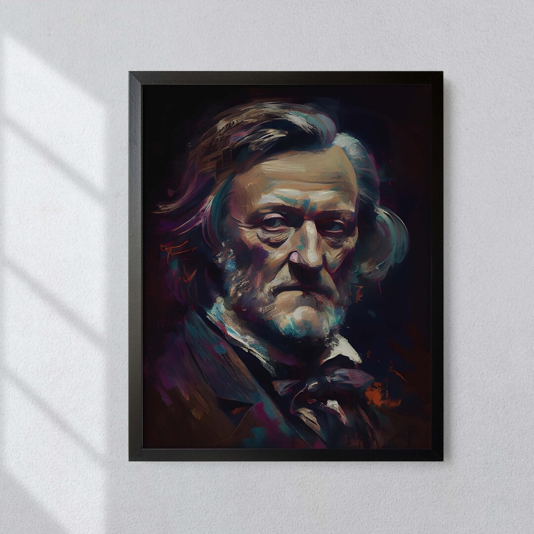 Richard Wagner Oil Painting Art Print Portrait POSTER 2 - Etsy